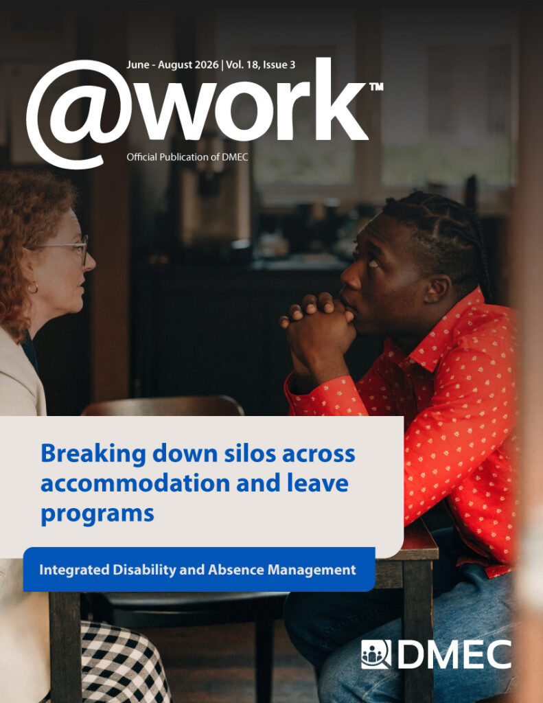 @Work Magazine - DMEC | Workplace Accommodation and Leave Solutions
